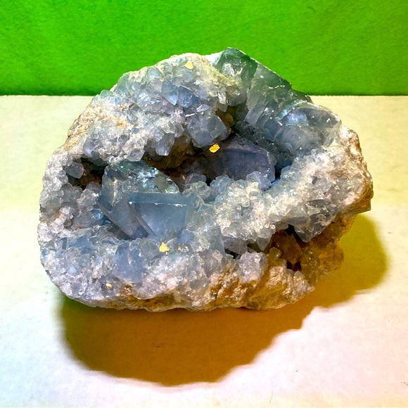 Accents | Sky Blue Celestite Large Stone Raw Mineral Crystal | Poshmark